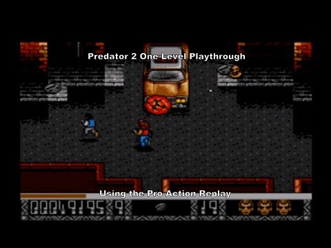 Predator 2 One Level Playthrough on Master System's Pro Action Replay ...