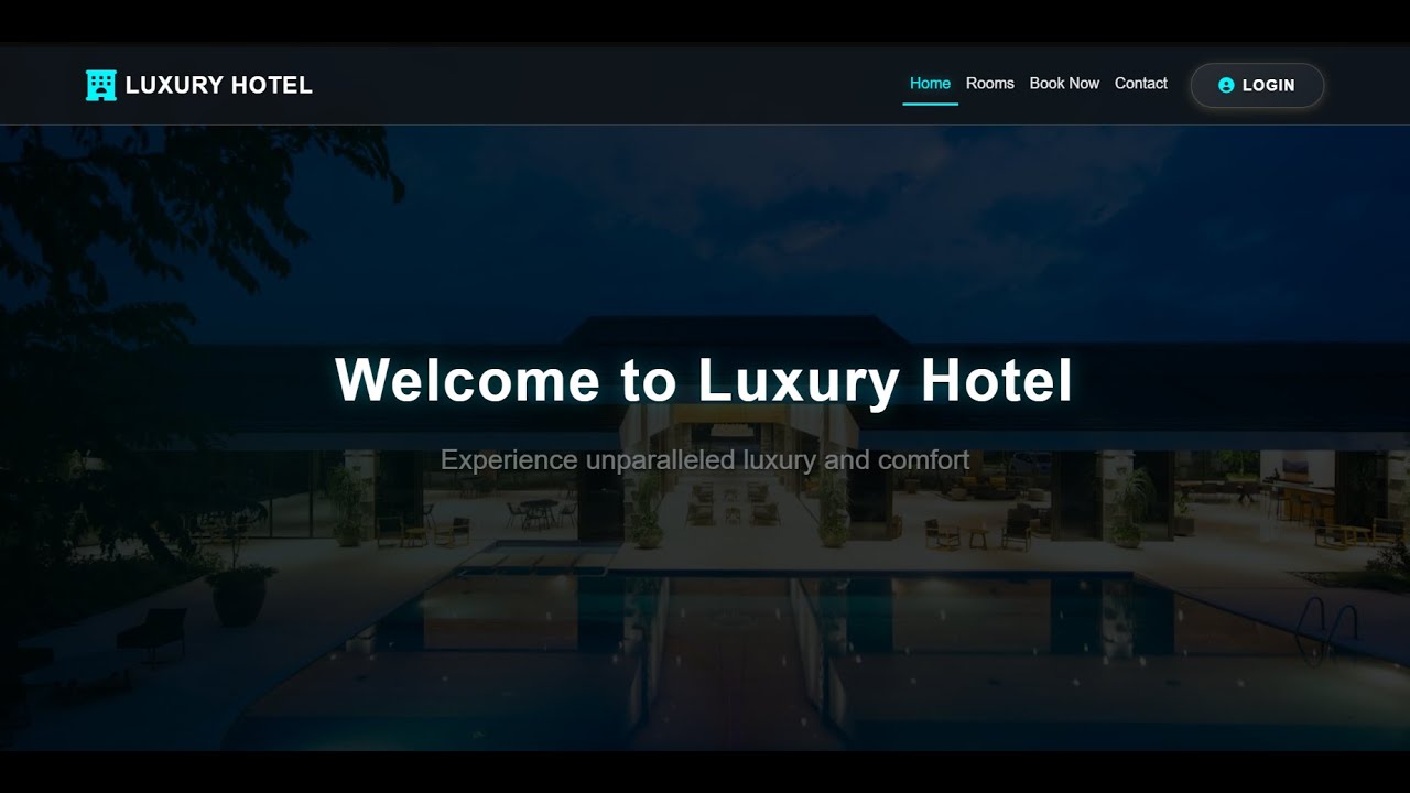 A Hotel Booking Website With Live Demo 👀 Using HTML CSS And JavaScript ...