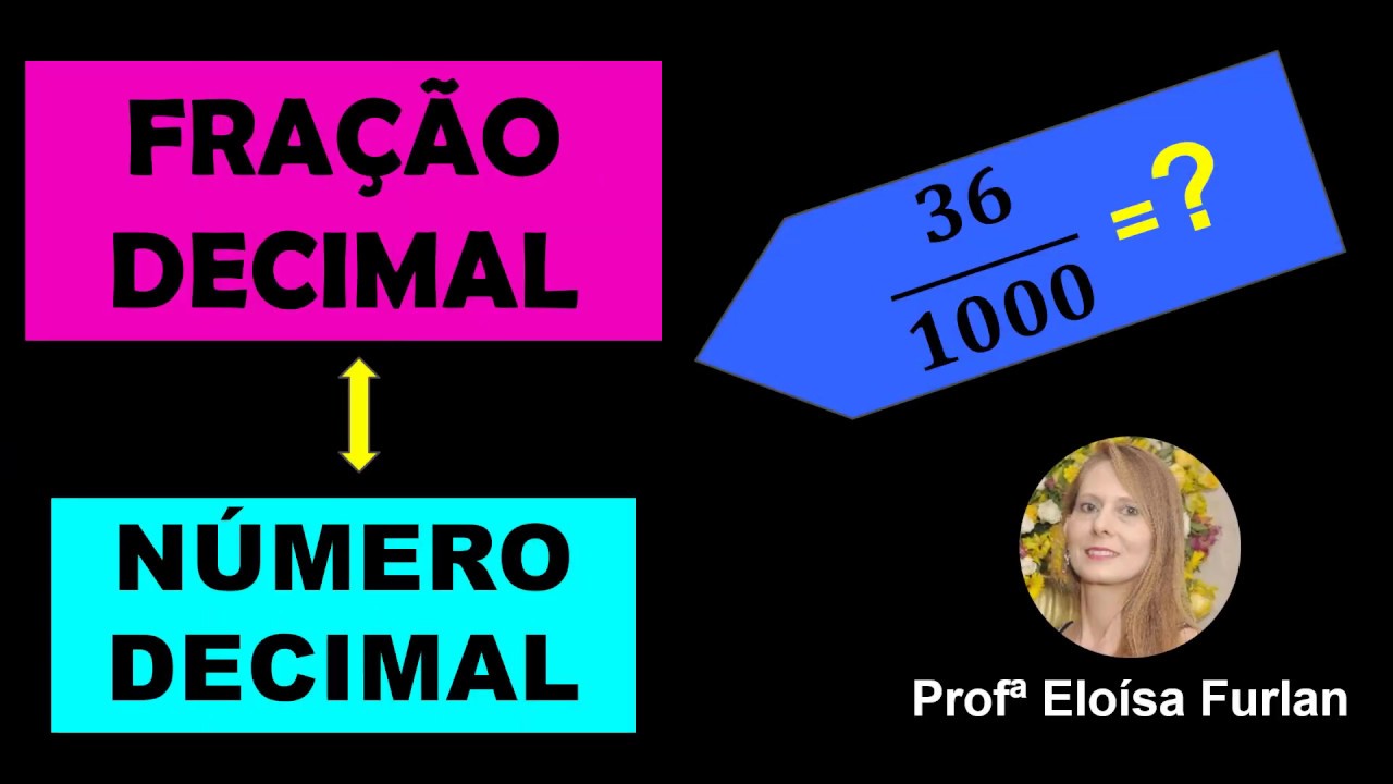 Transformações de frações decimais em números decimais e vice versa ...