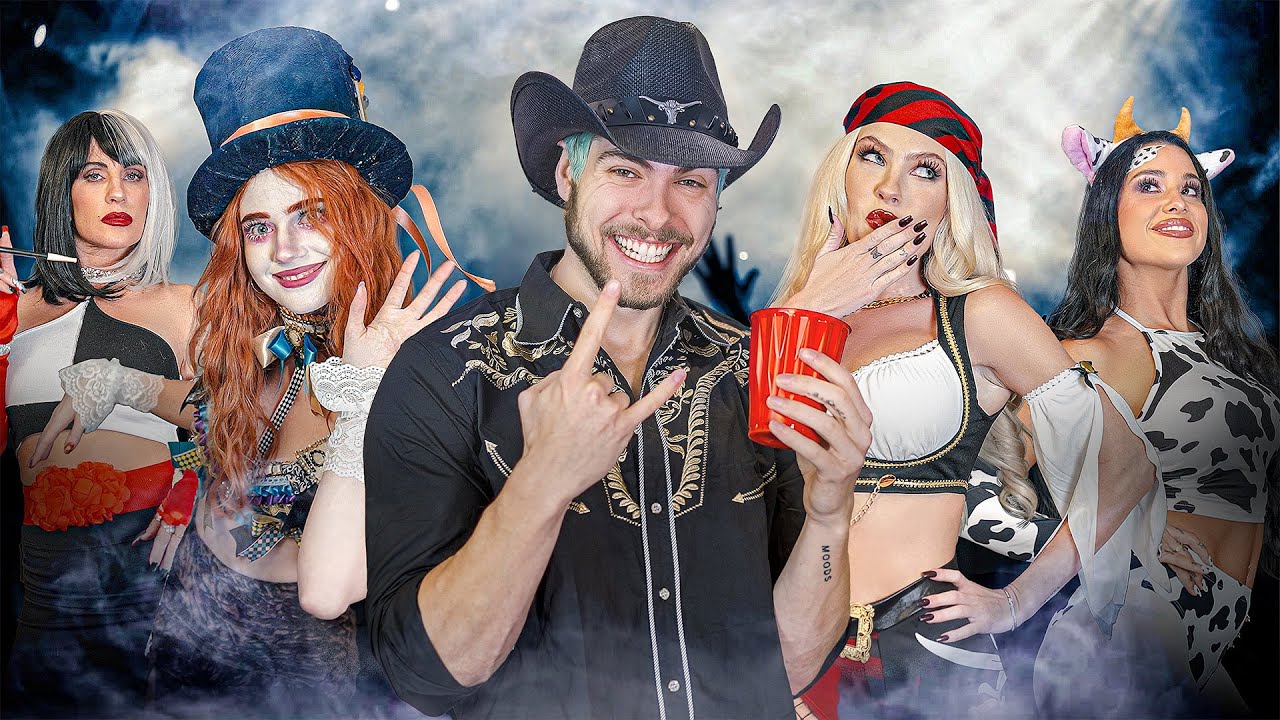 wild halloween party... - YouTube