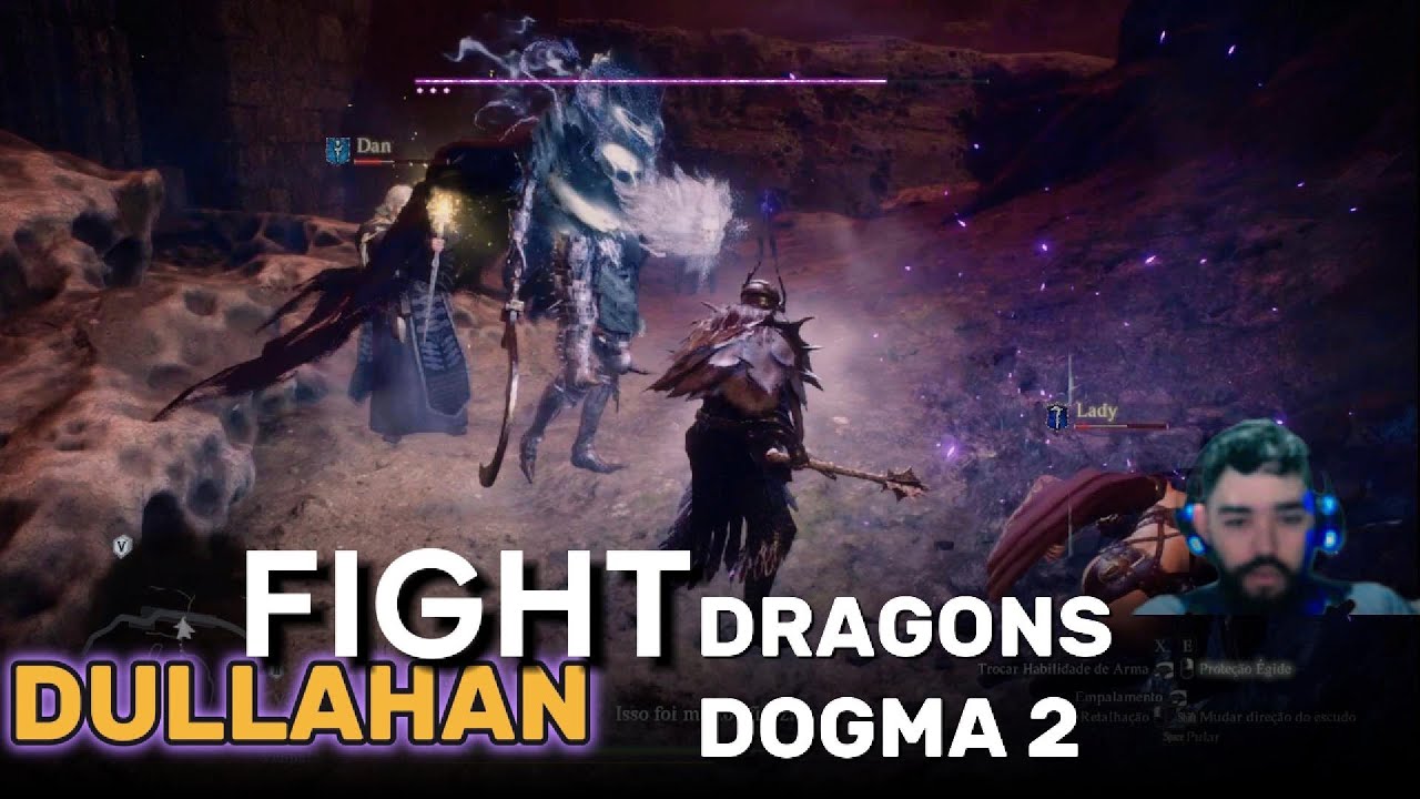 BOSS DULLAHAN DRAGONS DOGMA 2 CAVALEIRO SEM CABEÇA - YouTube
