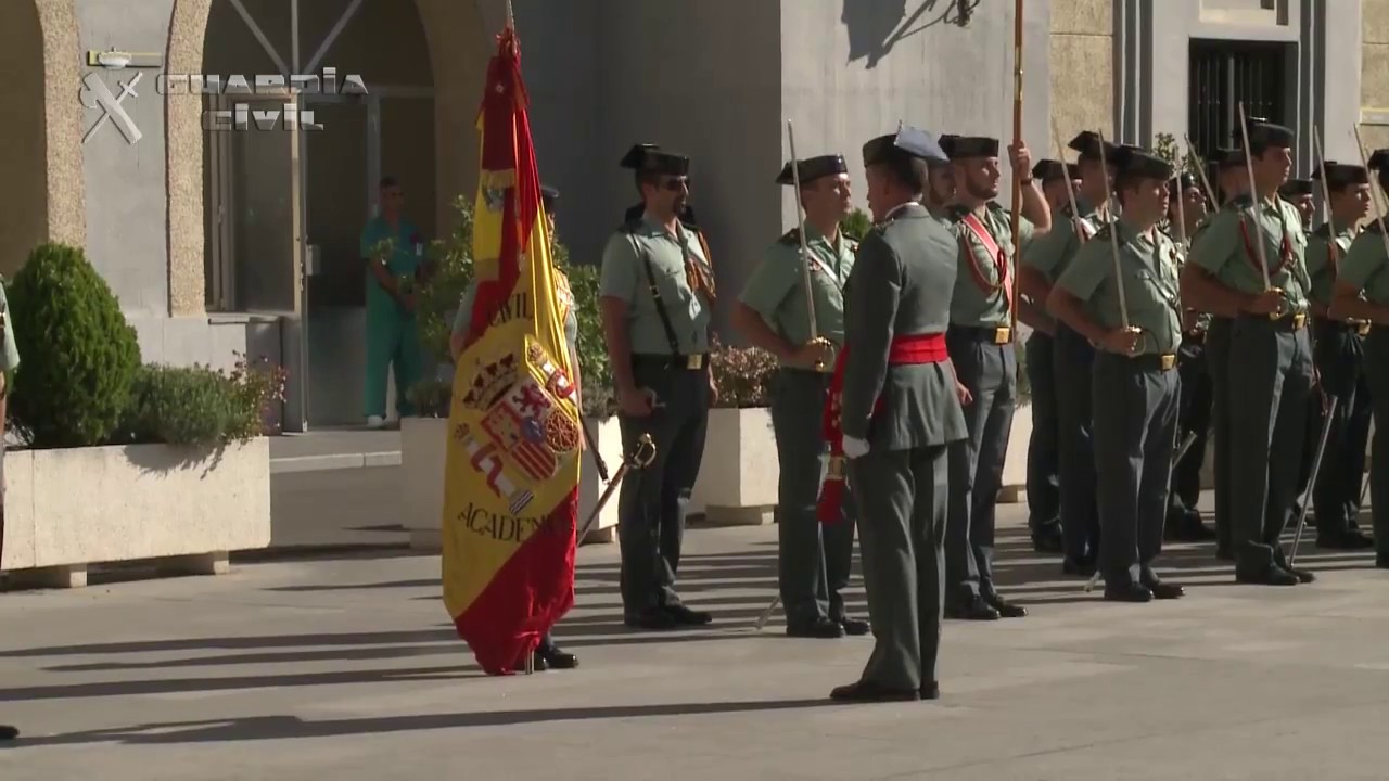 Despedida de la Bandera del Excmo. Sr. Teniente General D. Pablo Martín ...