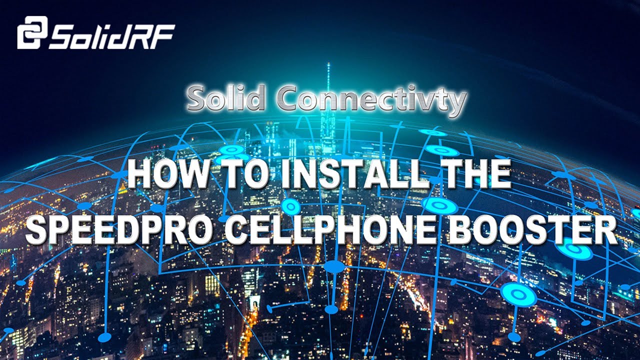 SolidRF SpeedPro Cell Phone Signal Booster - YouTube