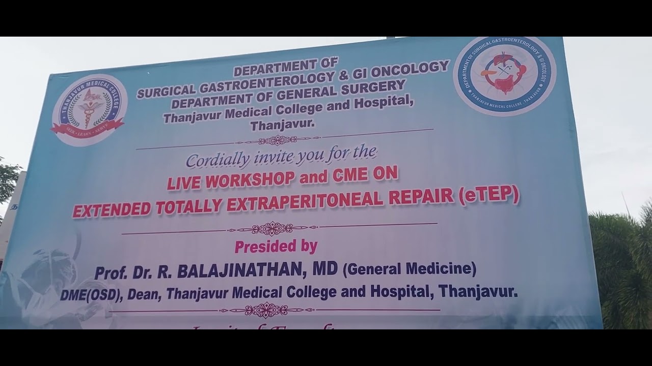 Live workshop on surgical oncology in TMCH - YouTube