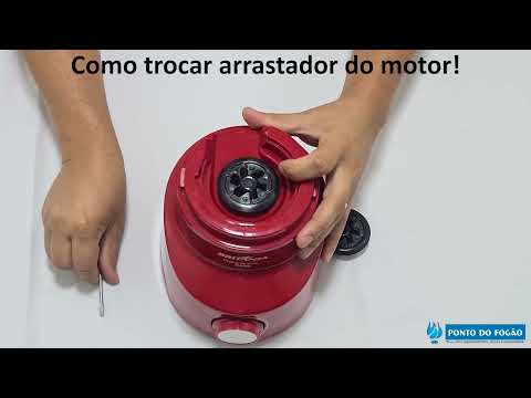 COMO TROCAR ARRASTE DO MOTOR LIQUIDIFICADOR - BRITÂNIA DIAMANTE | Link na Descrição | Ponto do Fogão