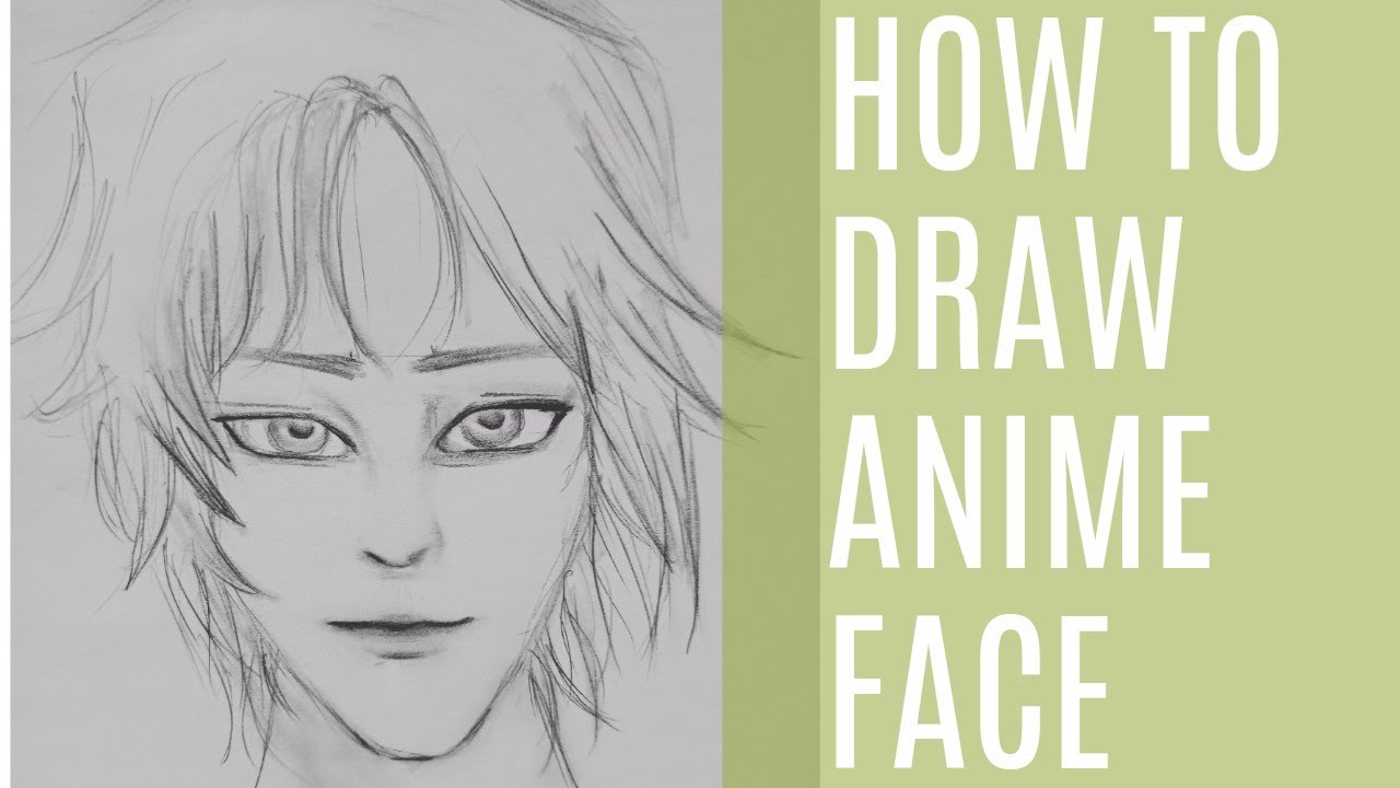 how to draw anime face | anime drawing tutorial - YouTube