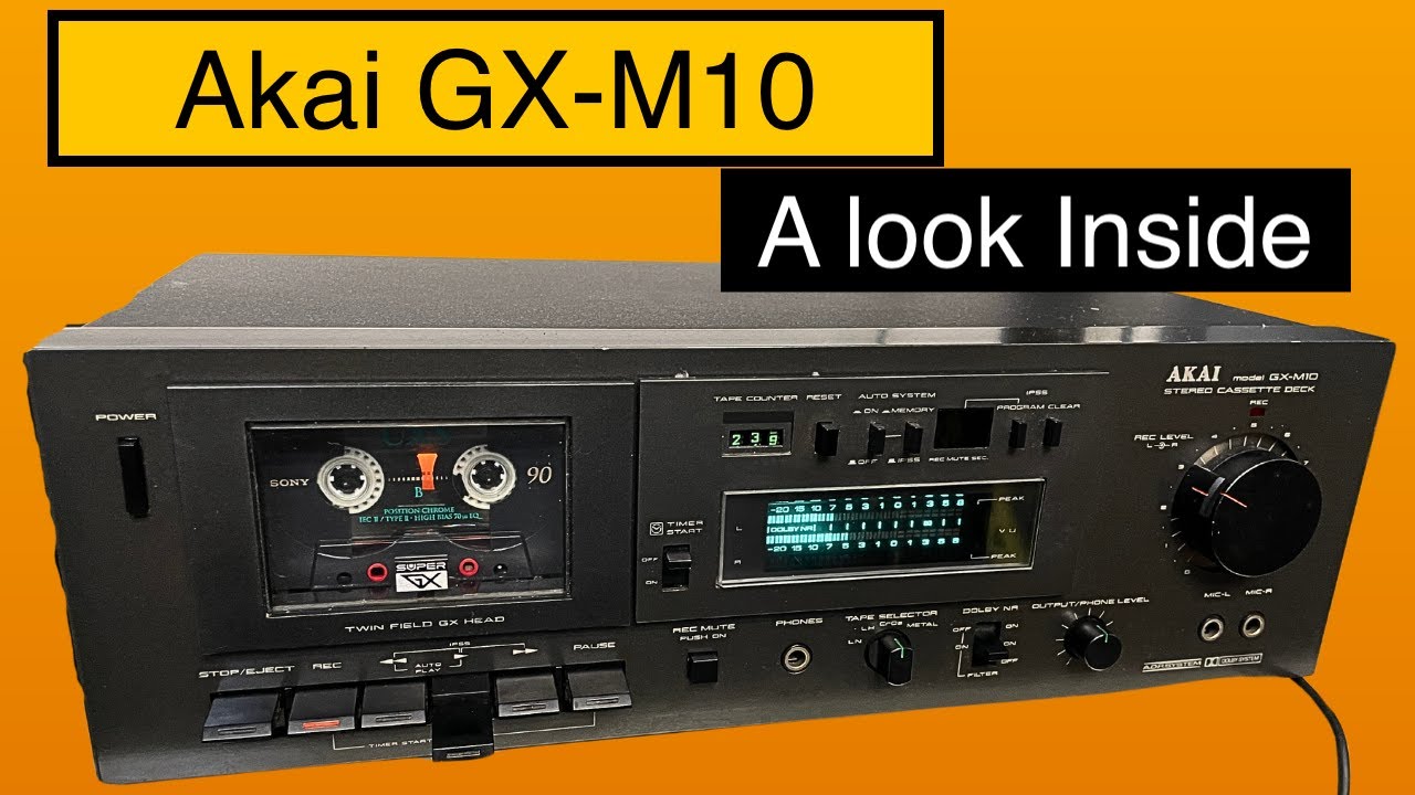 Akai GX-M10 - A look Inside - YouTube