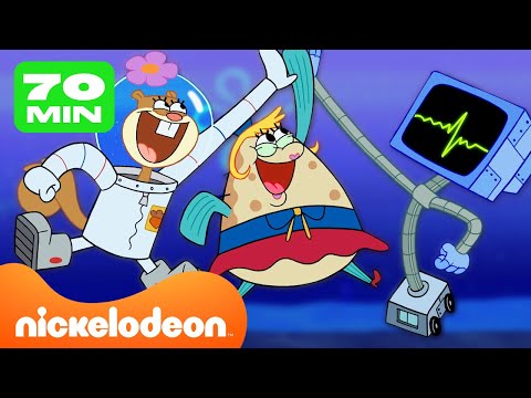 Spongebob | Yang terbaik dari Sandy, Pearl, & Ny. Puff di Bikini Bottom! | Nickelodeon Bahasa