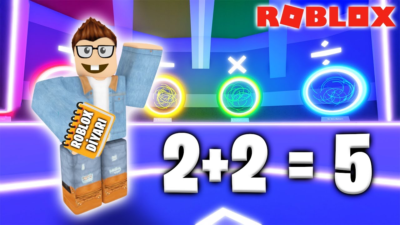 2+2 5 EDER! MATEMATİĞİN YOKSA ELENİRSİN!! | Roblox Math Obby - YouTube