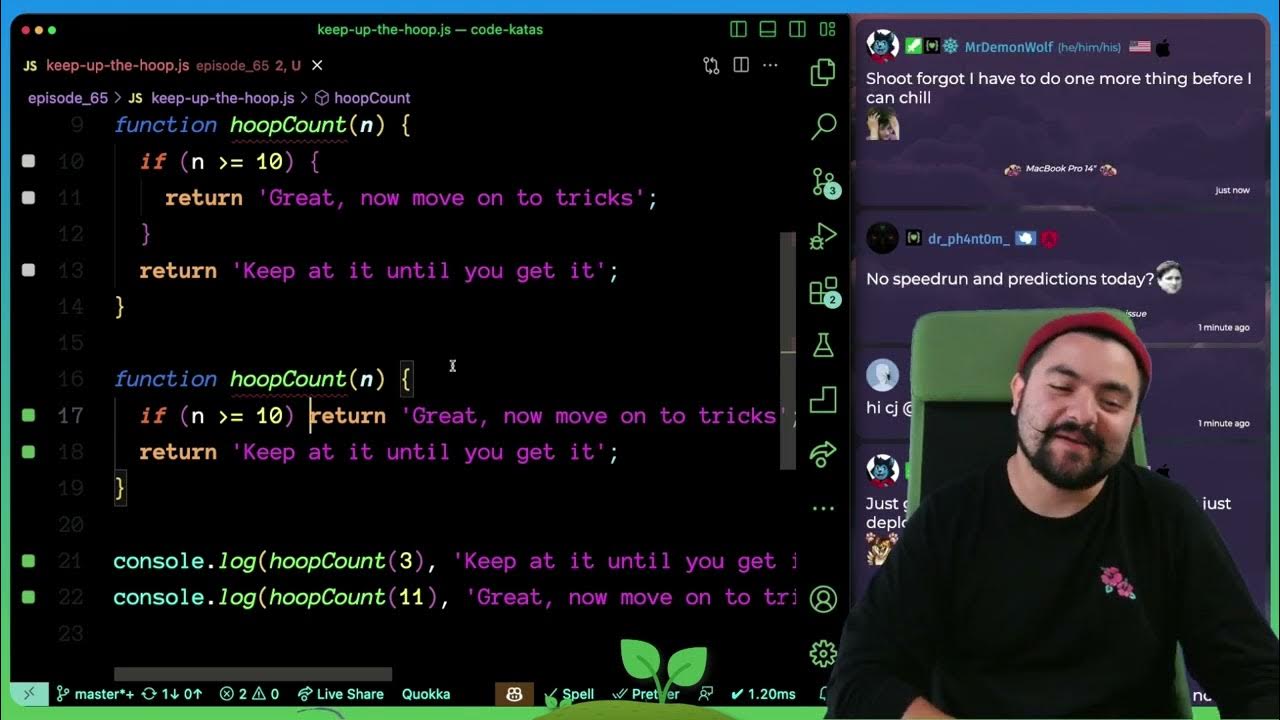 2023-07-11 - Solving Code Wars Code Katas and Playing Clash of Code - YouTube