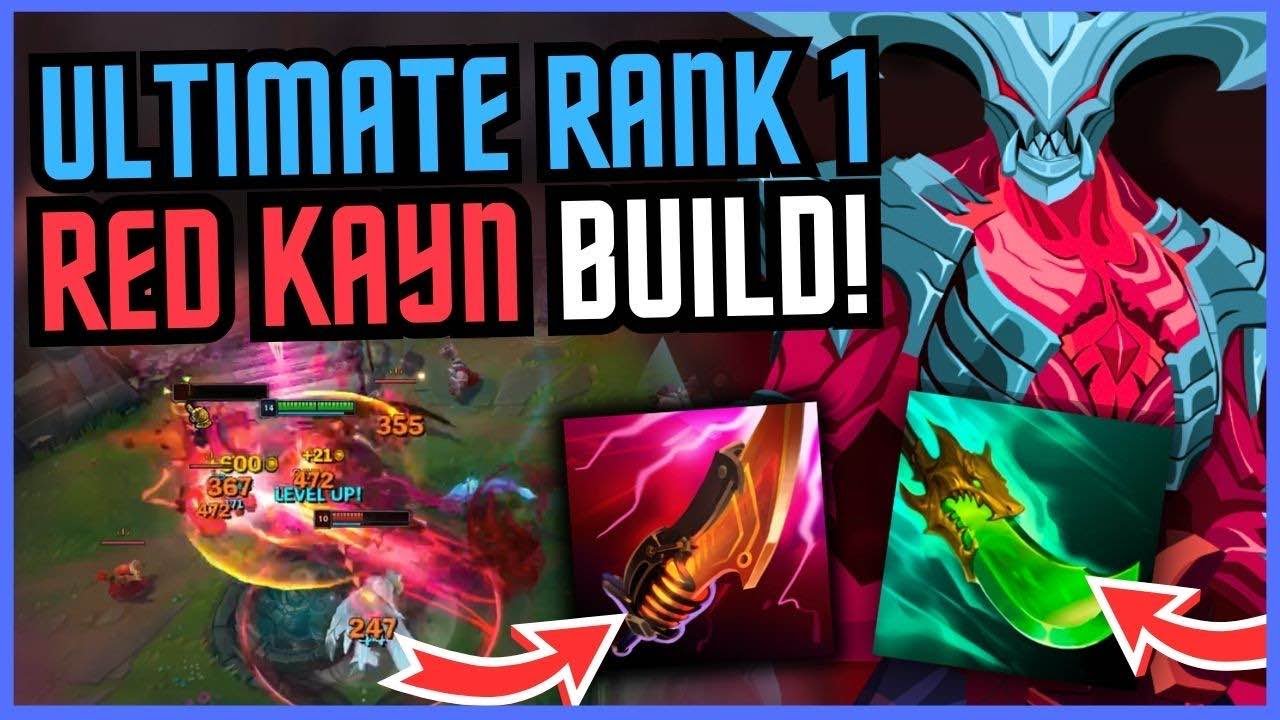 *NEW* BEST RED KAYN BUILD (SOLO-CARRY LIKE NEVER BEFORE!) - YouTube