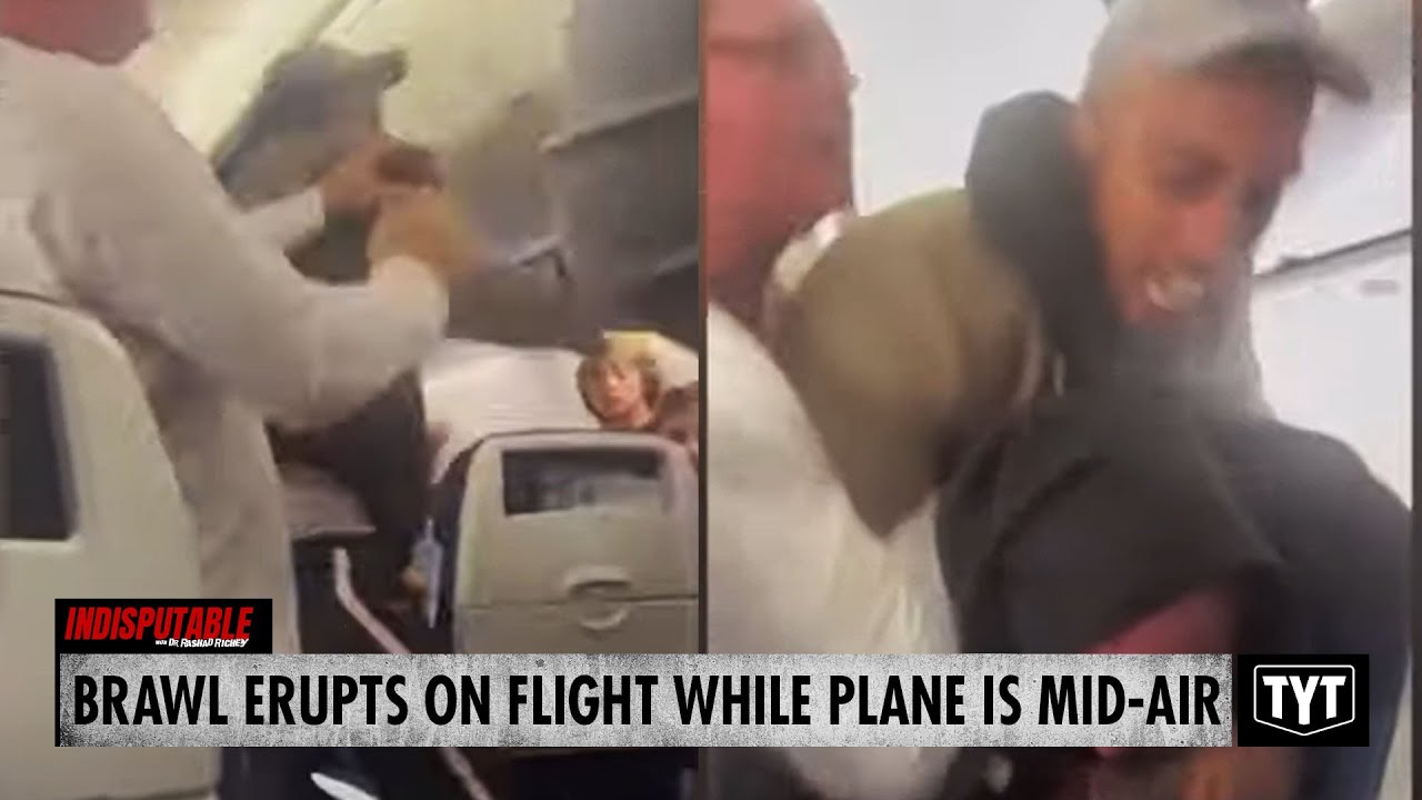 VIDEO: Terrifying Brawl Erupts On Flight While Plane Is Mid-Air - YouTube