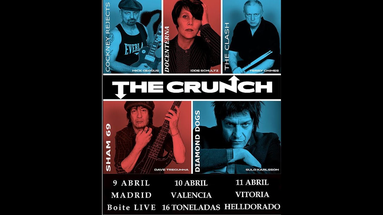 THE CRUNCH. Spanish tour - YouTube