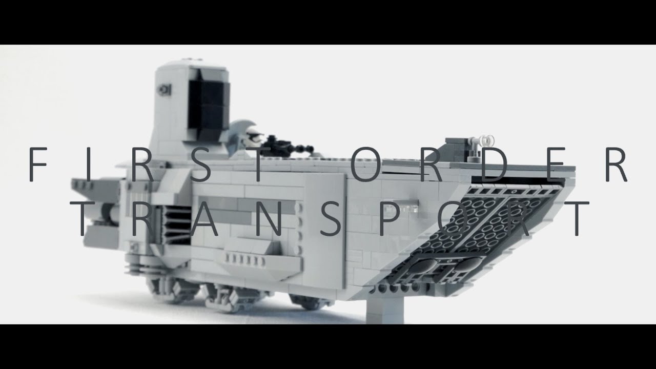 Lego Star Wars FIRST ORDER TRANSPORT Moc Minifig Scale ...