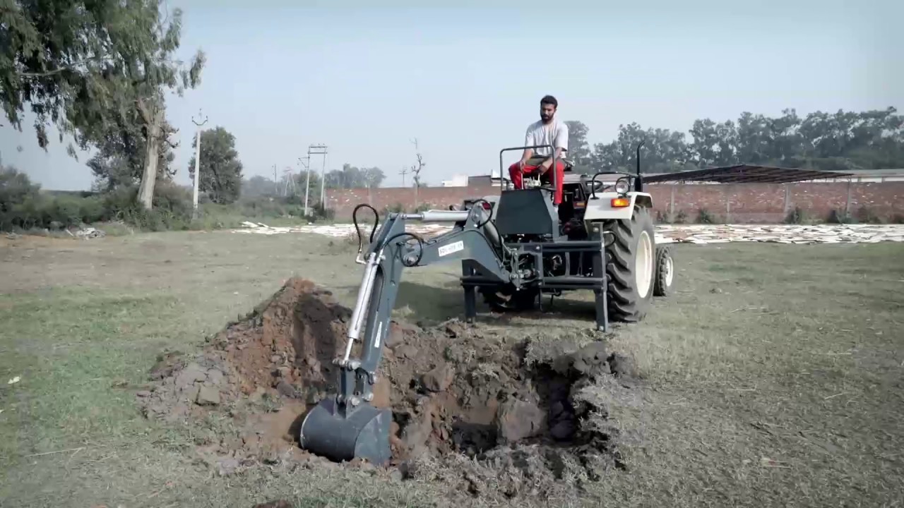 Backhoe, Excavator - Soil Master - YouTube