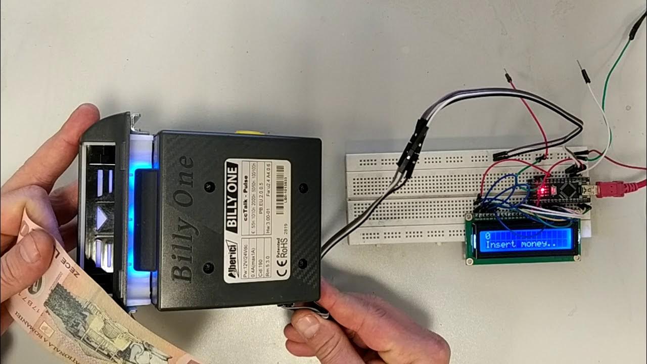 BILLYONE bill acceptor on Arduino with source code, jammer proof ...