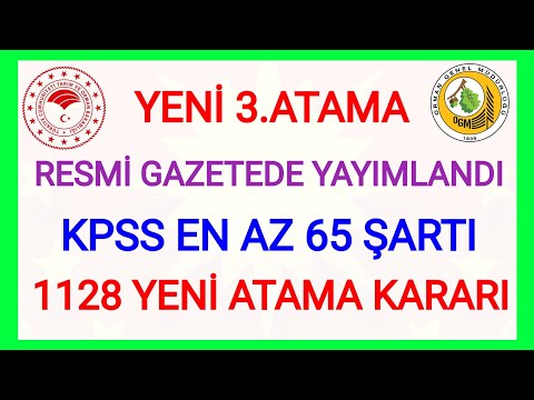 3.YENİ ATAMA KARARI RESMİ GAZETEDE👏KPSS 65 ŞARTI ORMAN GENEL MÜDÜRLÜĞÜ ORMAN MUHAFAZA MEMURU ALIMI✅