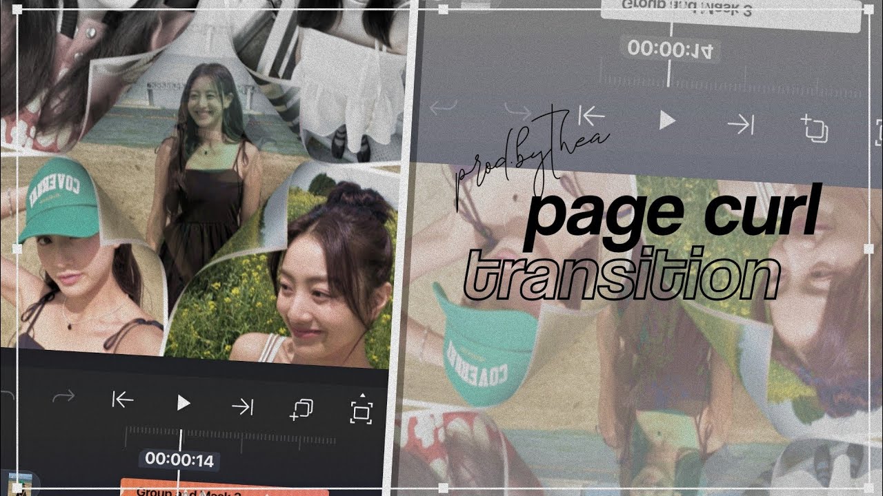 page curl transition idea | prod. by thea (alight motion tutorial) - YouTube