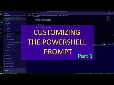 Customizing The PowerShell Prompt - Part 1 - YouTube