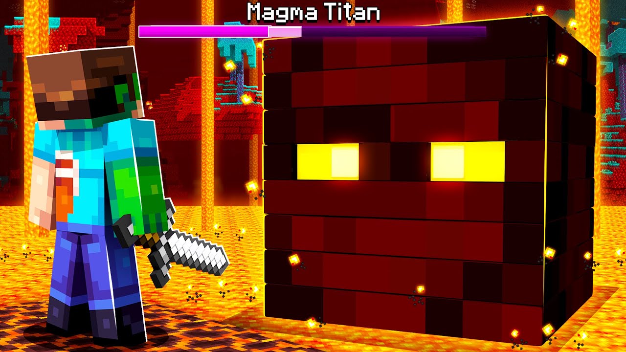 I found THE BIGGEST & STRONGEST BOSSES in MINECRAFT! - YouTube