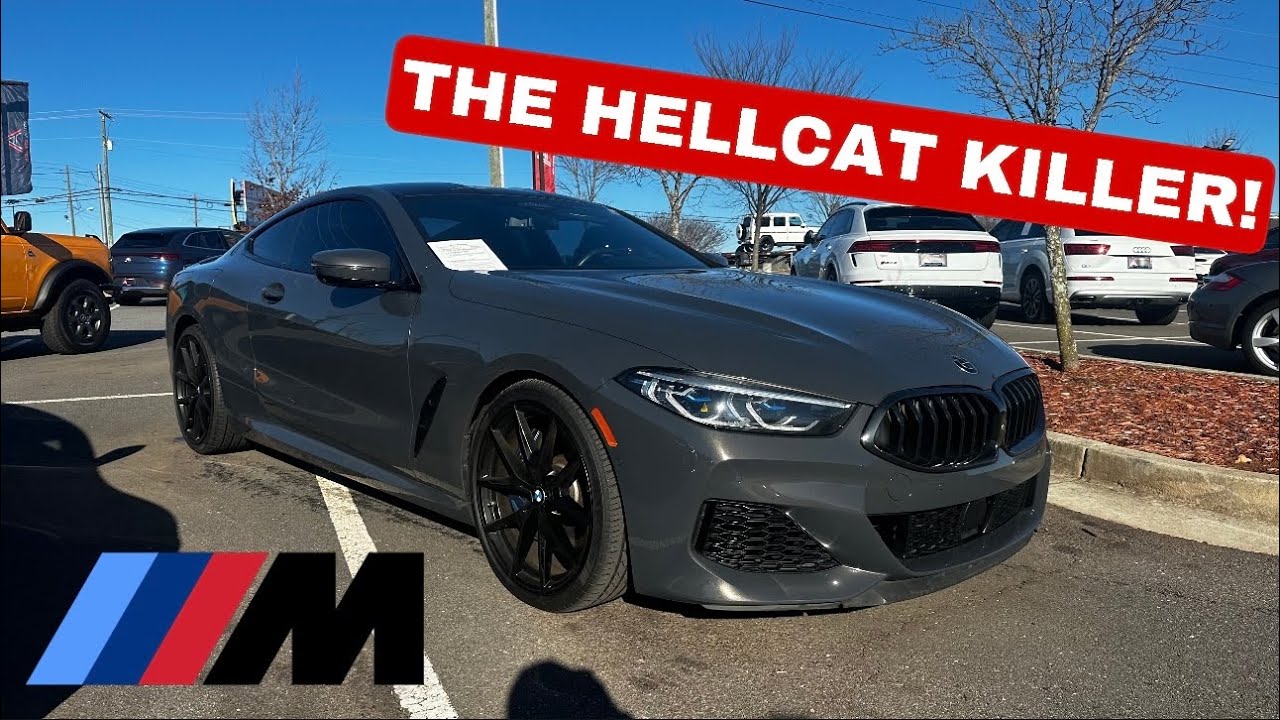 THE HELLCAT KILLER! 617 HP BMW M8 IS HERE! *ITS A BEAST CRAZY DOWNSHIFTS* - YouTube