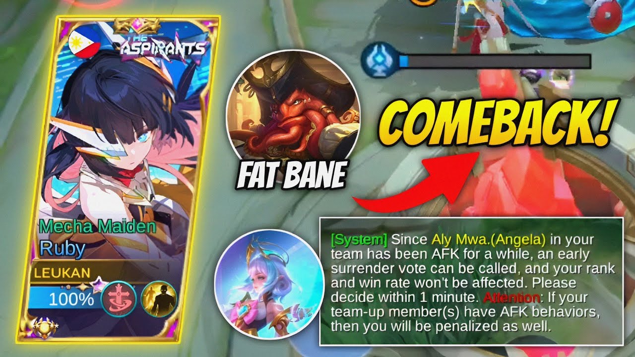 FAT ENEMY, AFK ANGELA & COMEBACK!!🔥RUBY BEST BUILD 2023 - YouTube