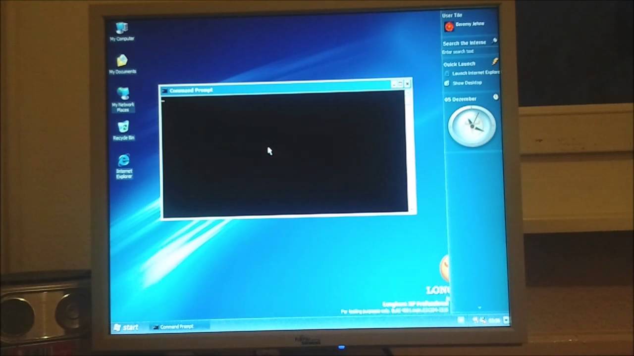 Windows Longhorn Build 4001 Destruction - YouTube