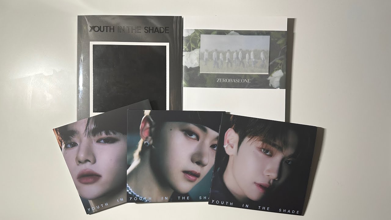 Unboxing ZEROBASEONE (ZB1) Debut Album Youth in the Shade | Youth ...