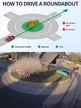 how to drive a roundabout - YouTube