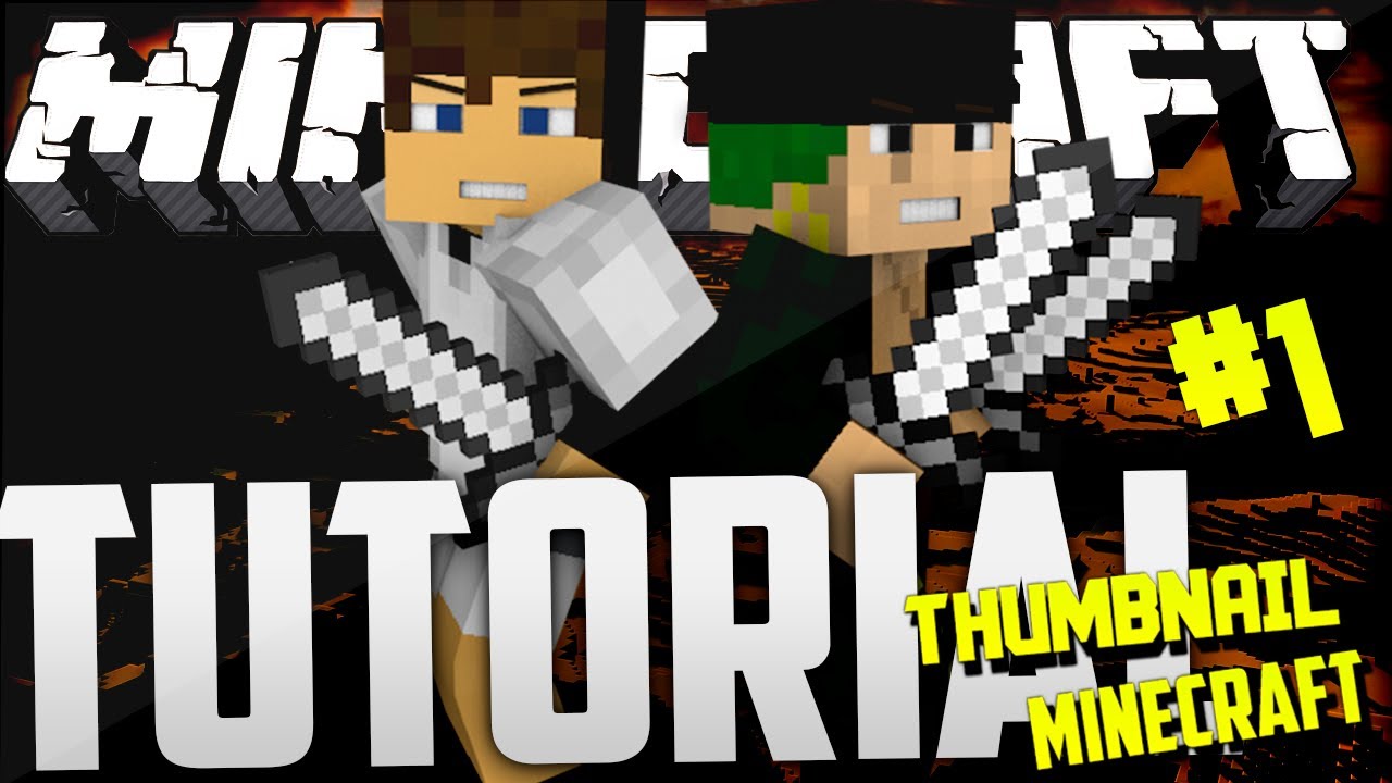 Tutorial - Como Criar Uma Thumbnail (Minecraft) - YouTube