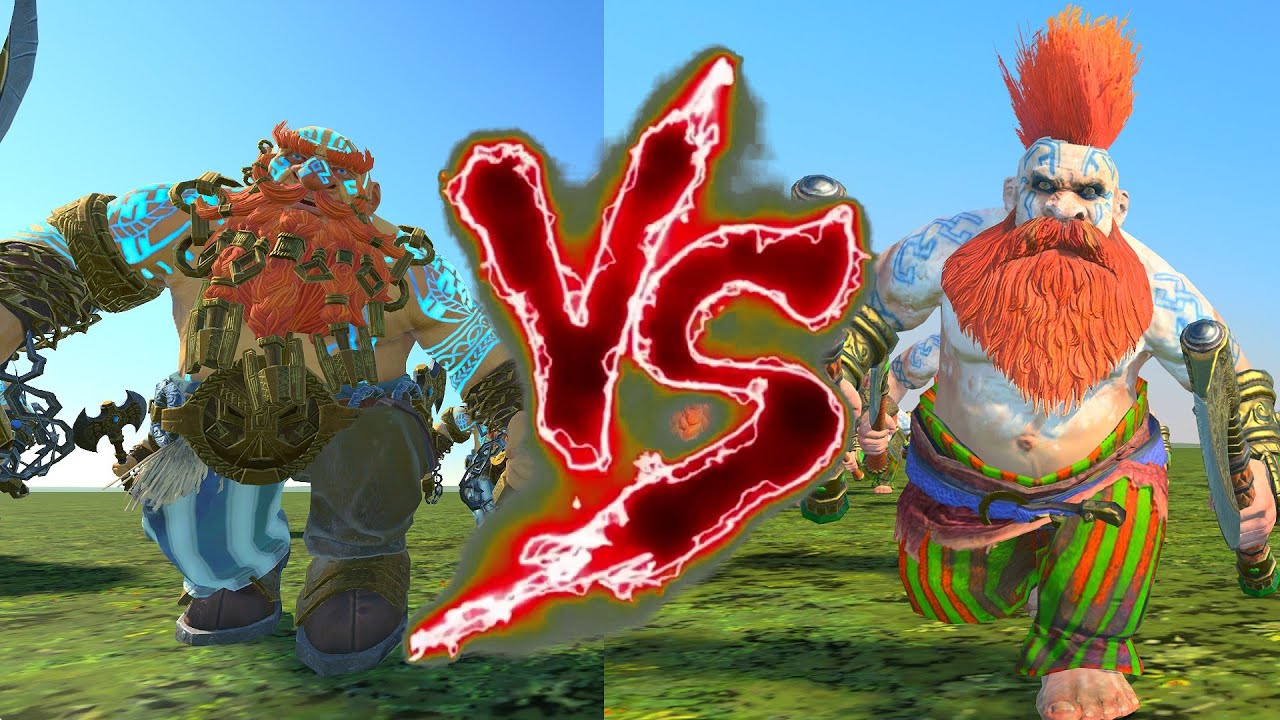 The Brotherhood of Grimnir VS Dragonback Slayers. Total War Warhammer 3 ...