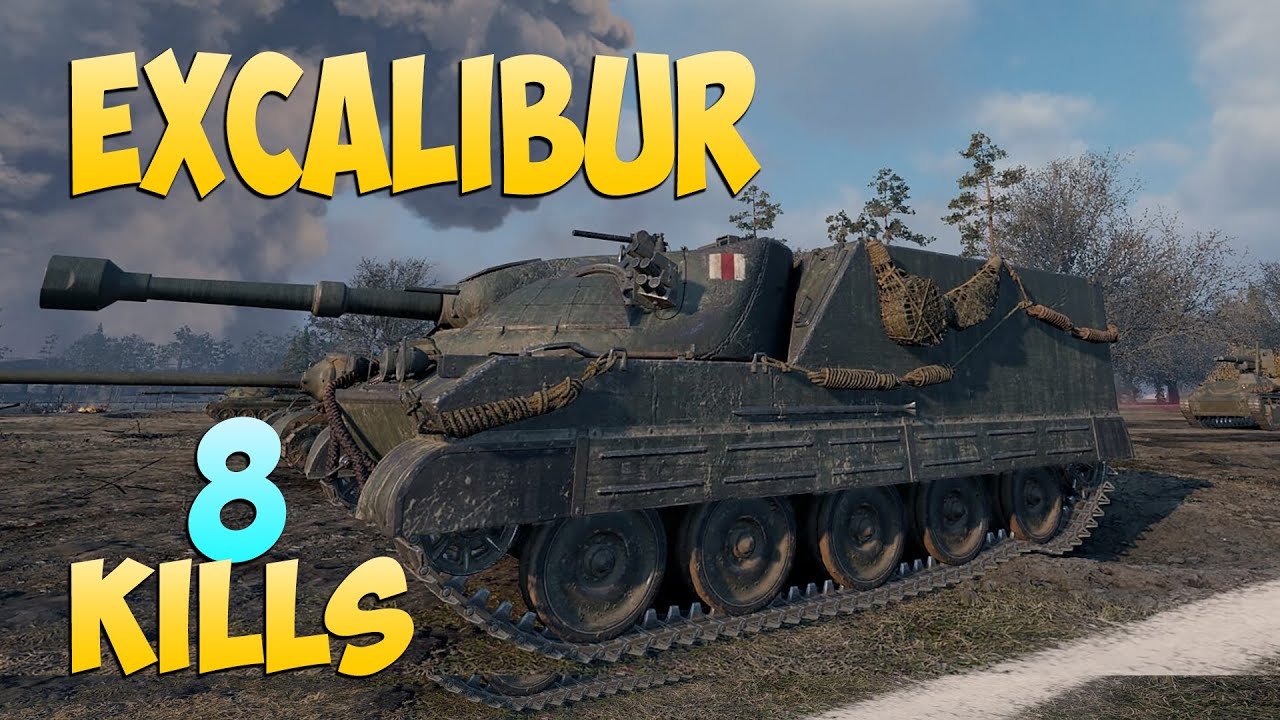 Excalibur - 8 Frags 4.2K Damage - Deserved! - World Of Tanks - YouTube