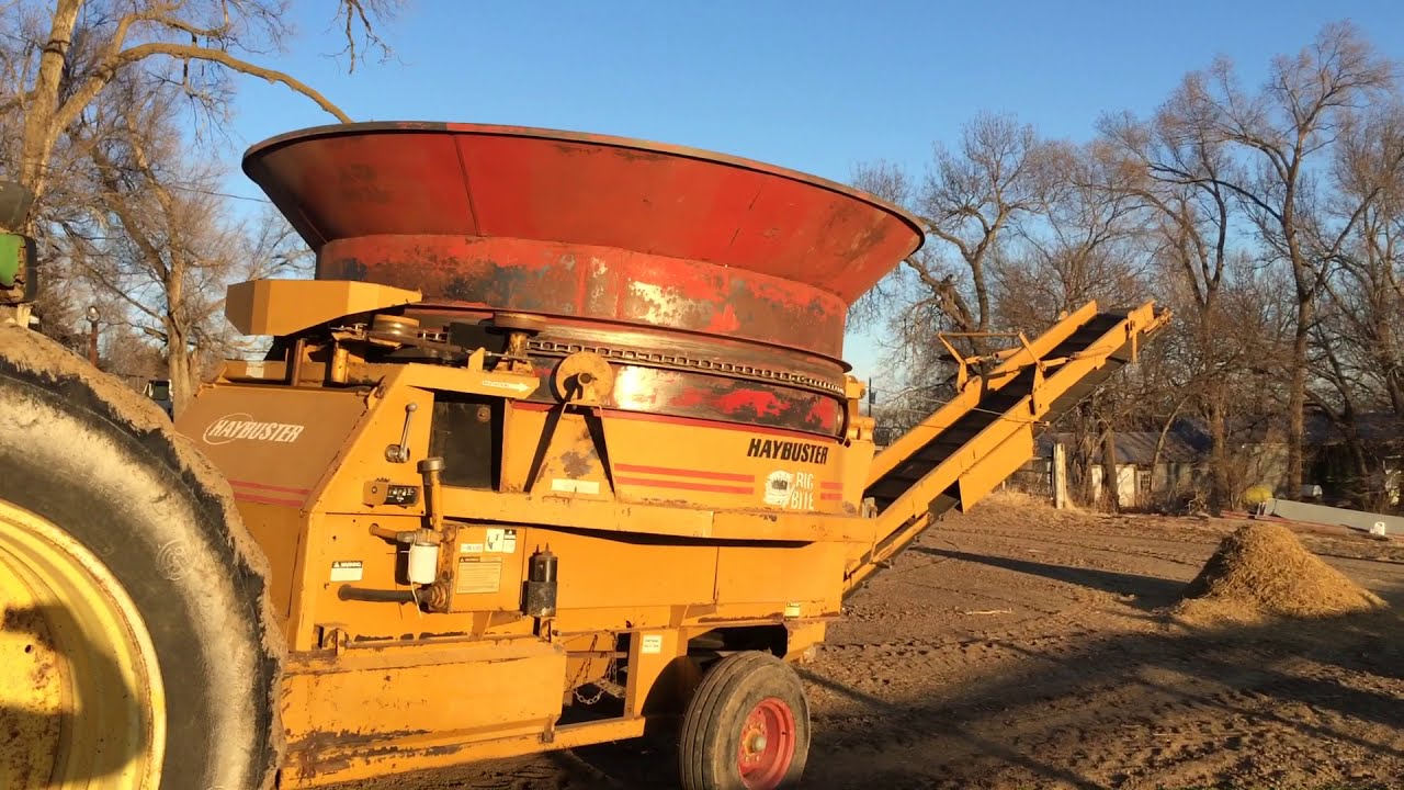 Haybuster H 1000 Big Bite Hay Grinder / Processor 20’ Belt Conveyor ...