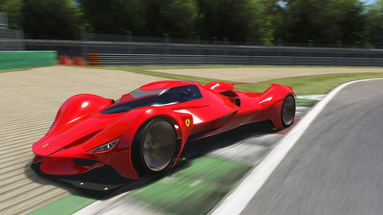 Ferrari Piero racing supercars at Monza - YouTube