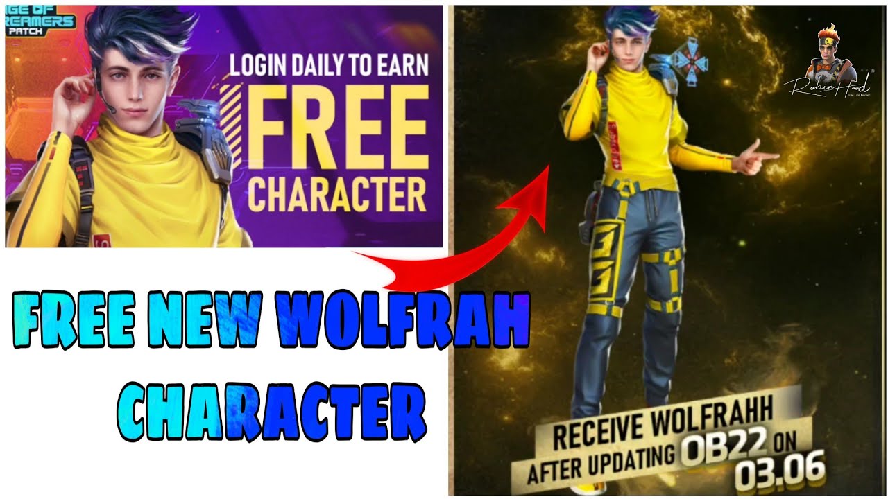 GET FREE NEW CHARACTER WOLFRAH || HOW TO GET NEW CHARACTER WOLFRAH ...