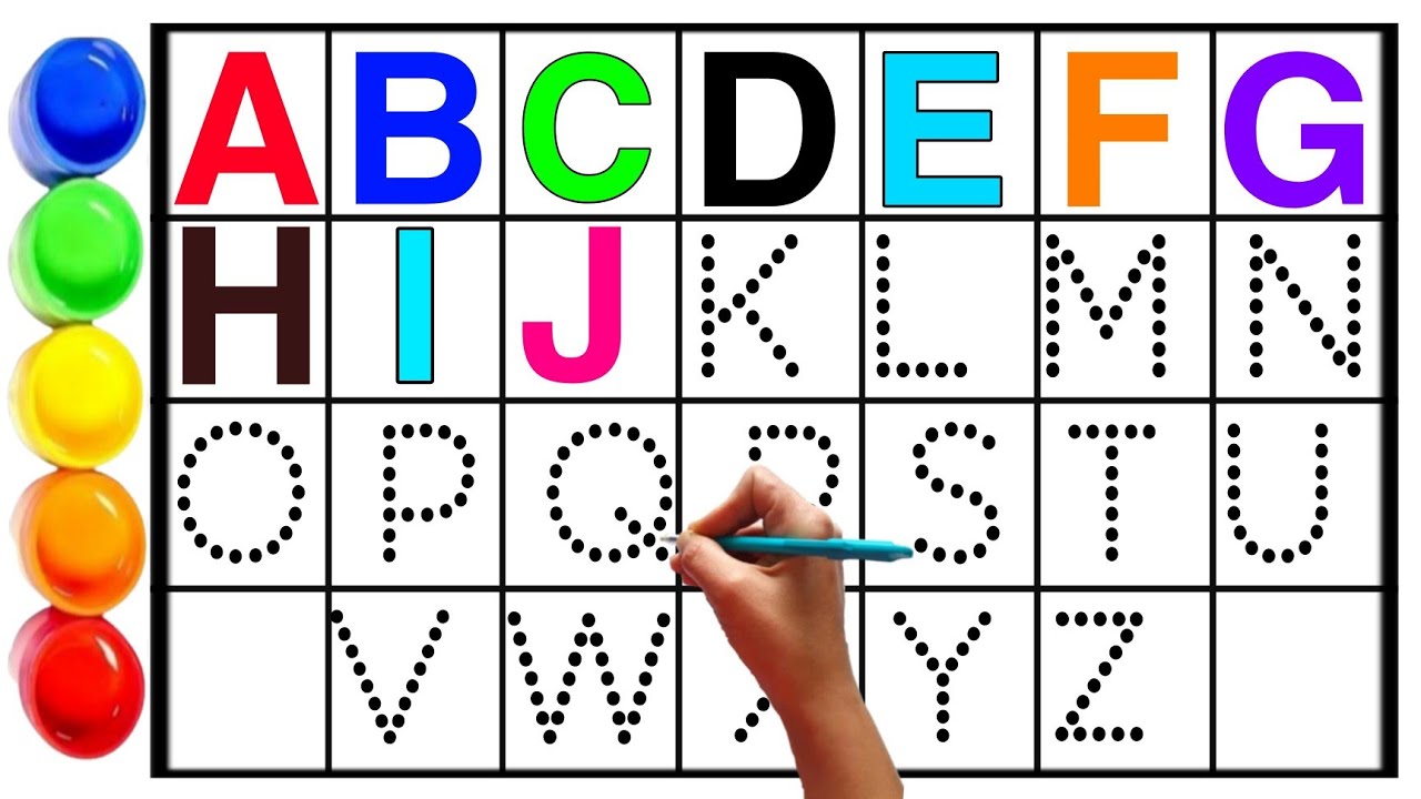 Learn write abcd, write abcd, capital alphabet writing, abcd song, a to ...