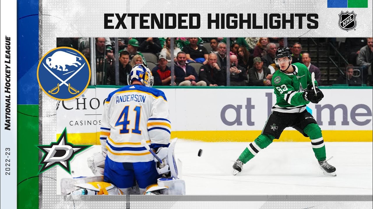 Buffalo Sabres vs. Dallas Stars Jan 23, 2023 HIGHLIGHTS - YouTube