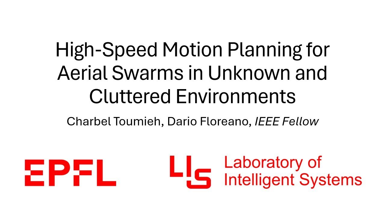 High-Speed Motion Planning for Aerial Swarms in Unknown and Cluttered ...