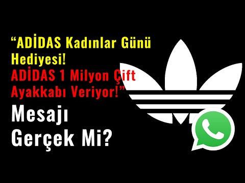 Adidas Kadınlar Günü Hediyesi  WhatsApp Sahtekarlığı! Linki Açarsanız Telefonunuza Virüs Bulaşır mı?