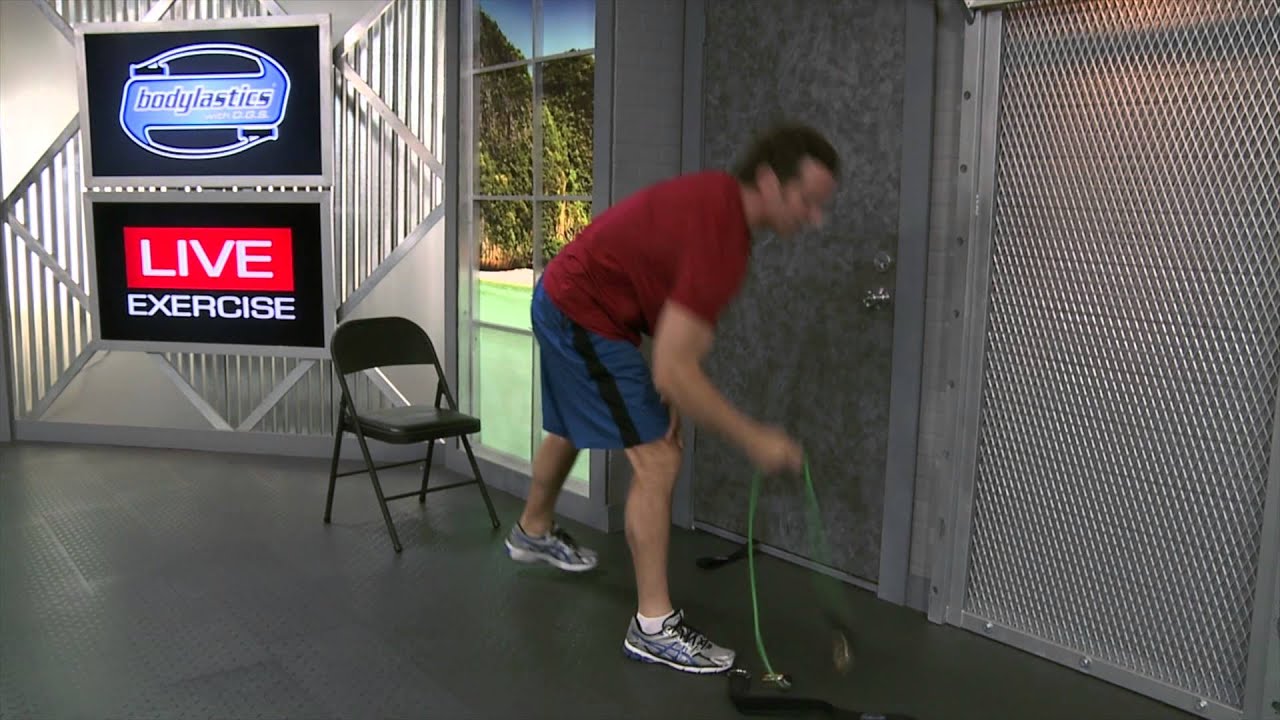 Standing leg abduction with resistance bands - YouTube