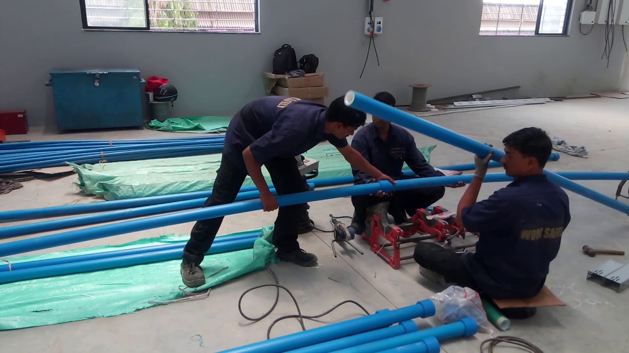 PPR Blue pipe - YouTube