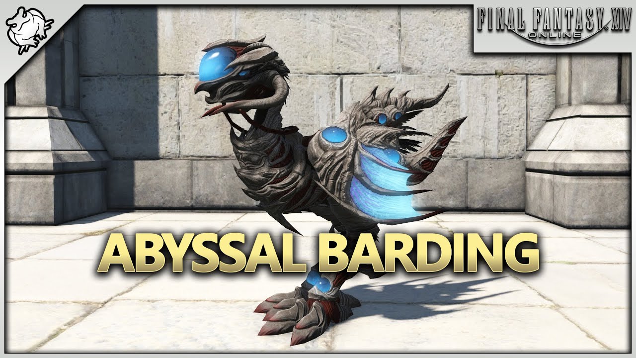 FFXIV - Abyssal Barding - YouTube