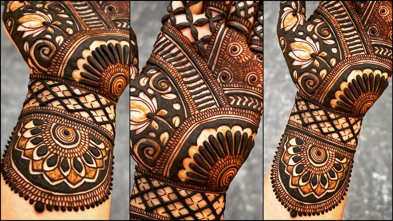 Easy 3D Mehndi design 2023 || 3D Mehndi design Step By Step - YouTube