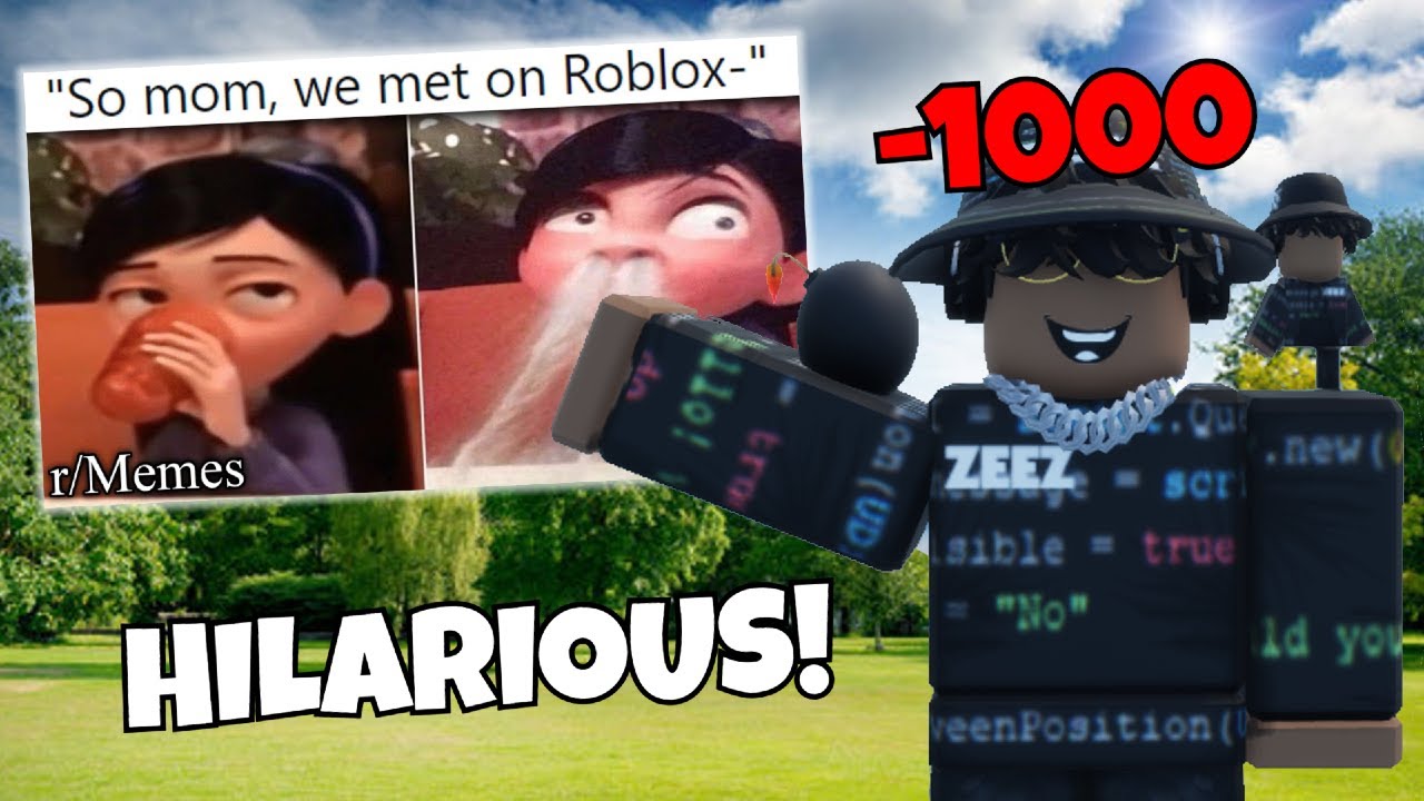 If I laugh, You Get 1000 Robux! - YouTube
