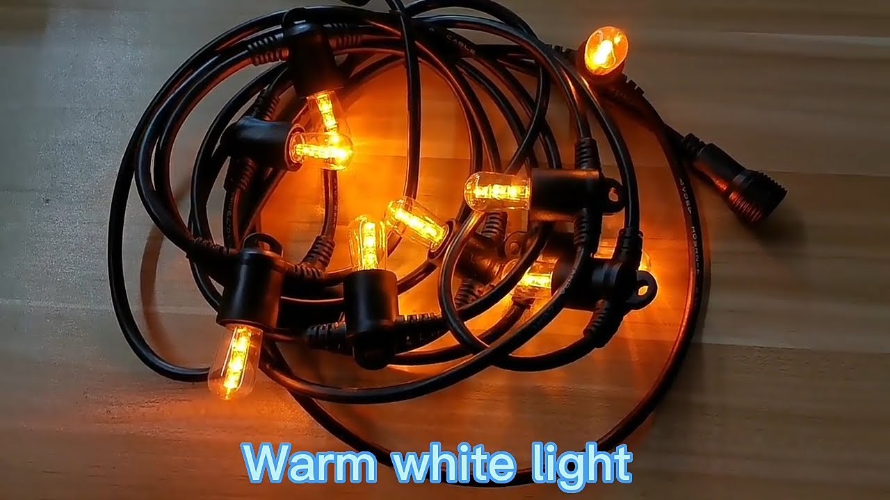 WENDADECO led garland edison string light 5m 20 E14 LED Bulb String ...