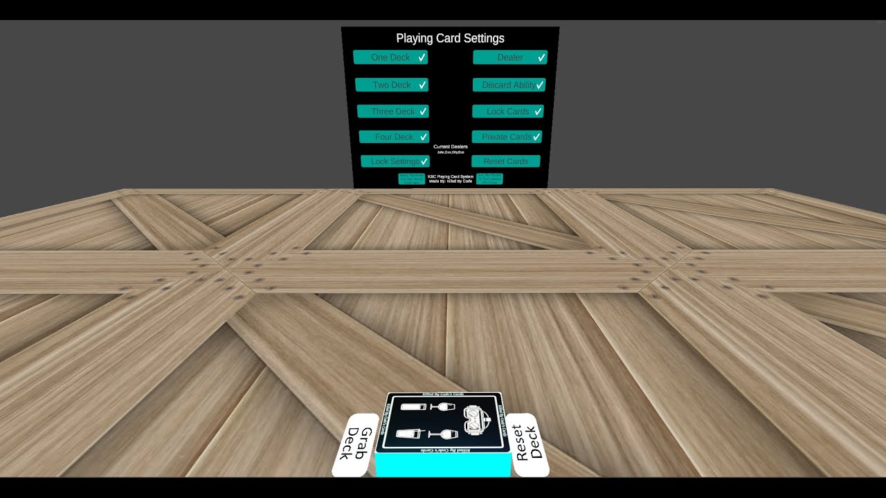 KBC PLAYING CARD SYSTEM SHOWCASE - YouTube