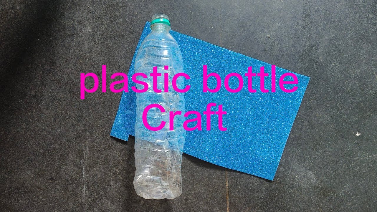 plastic bottle vase.Craft /easy guldasta form waste bottle /Sprite ...