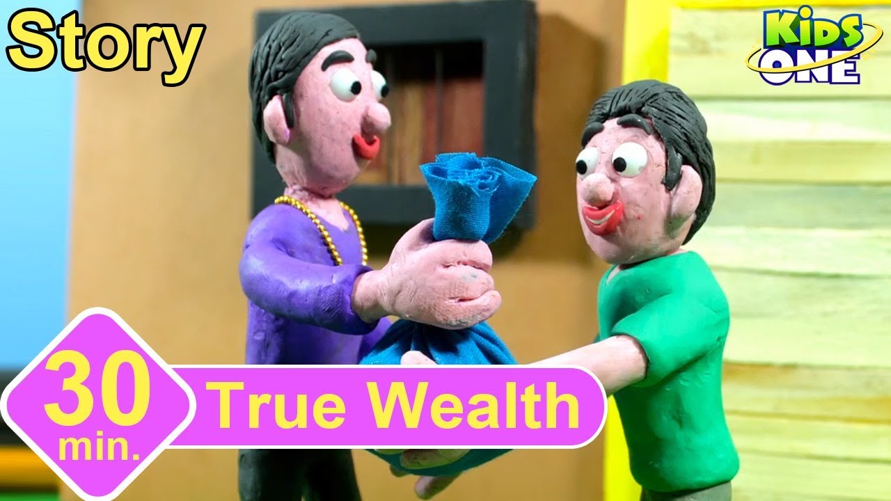 True Wealth Story | Panchatantra Stories for Children | Stop Motion ...