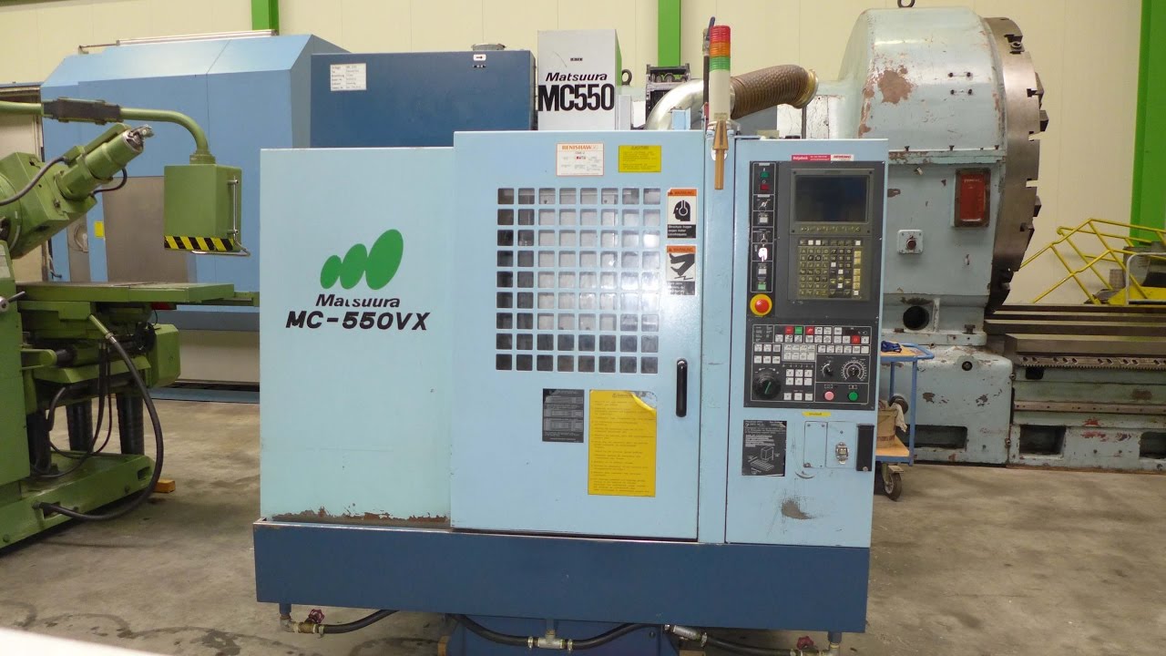 3205 = Matsura VMC 550 MACH4METAL Bearbeitungs maching centre - YouTube