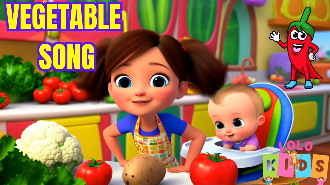 Veggie Song for Kids | Fun & Healthy Eating Song | 🥦🥕🎵@LoLoKids777-p2e ...